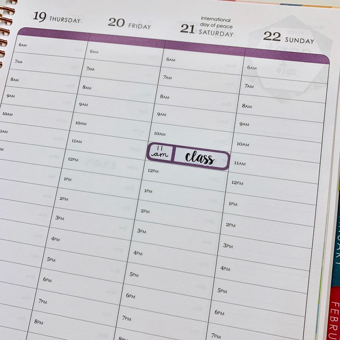 Class Script Stickers Decorative Planner Sticker | Etsy