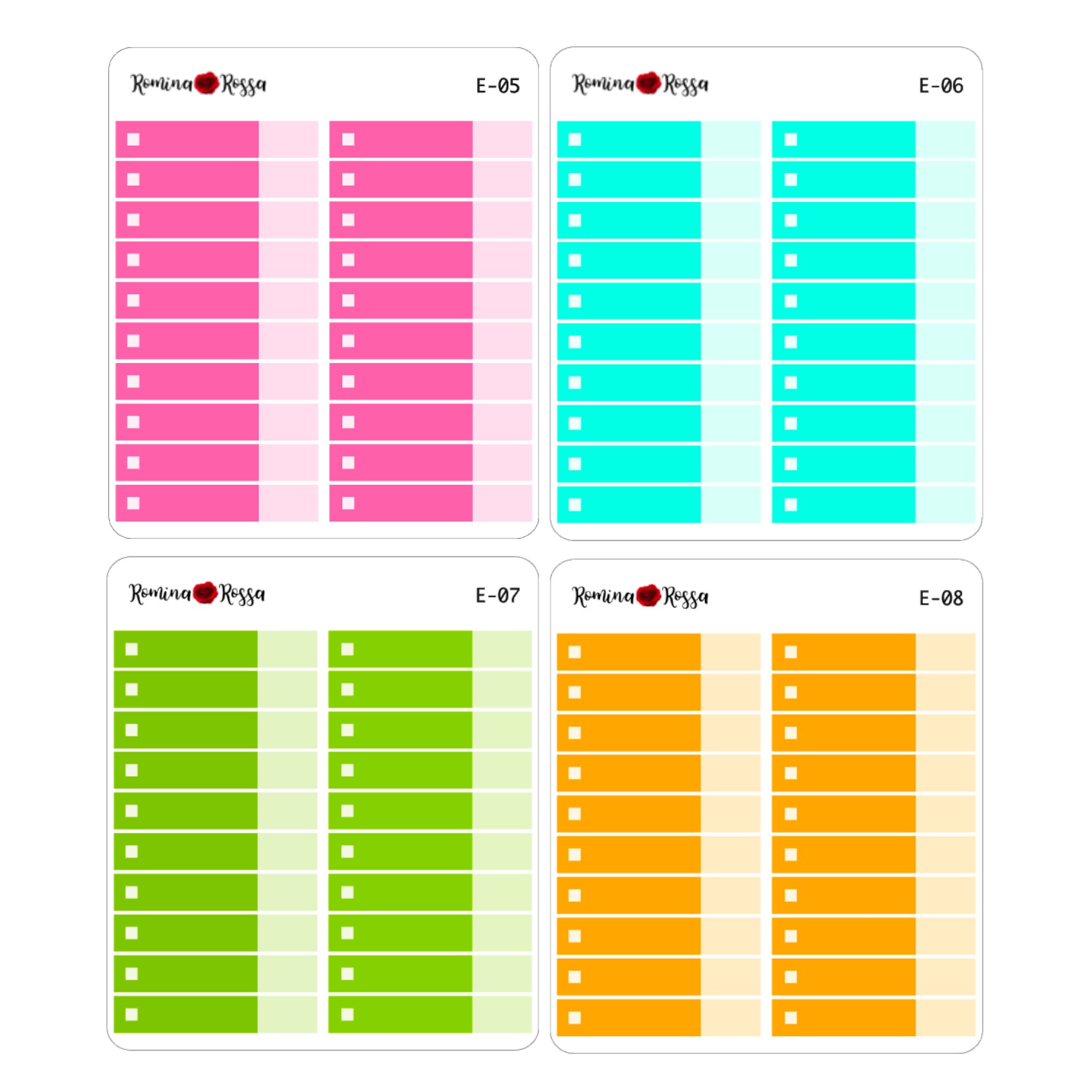 Budget Expense Stickers | Custom Color - Etsy
