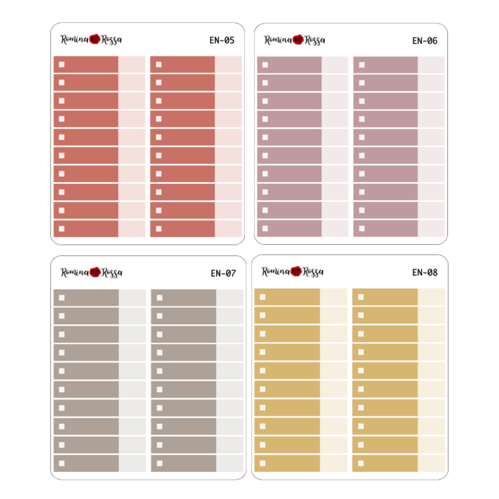 Neutral Budget Expense Stickers | Custom Color - Etsy