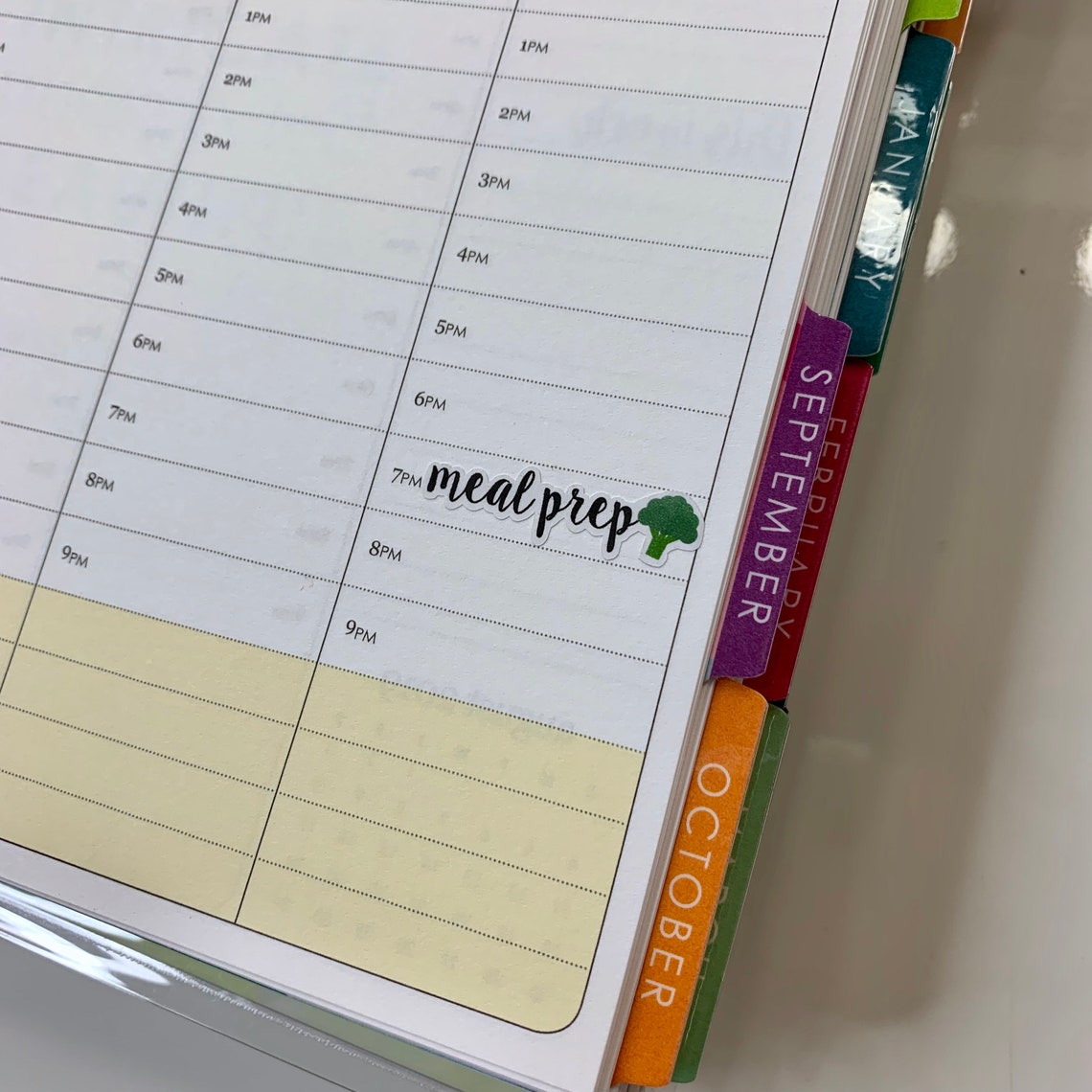Meal Prep Meal Plan Stickers Decorative Planner Stickers - Etsy