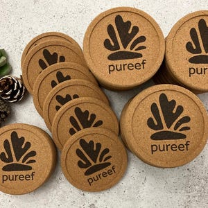 Custom Engraved Cork Coasters - Etsy