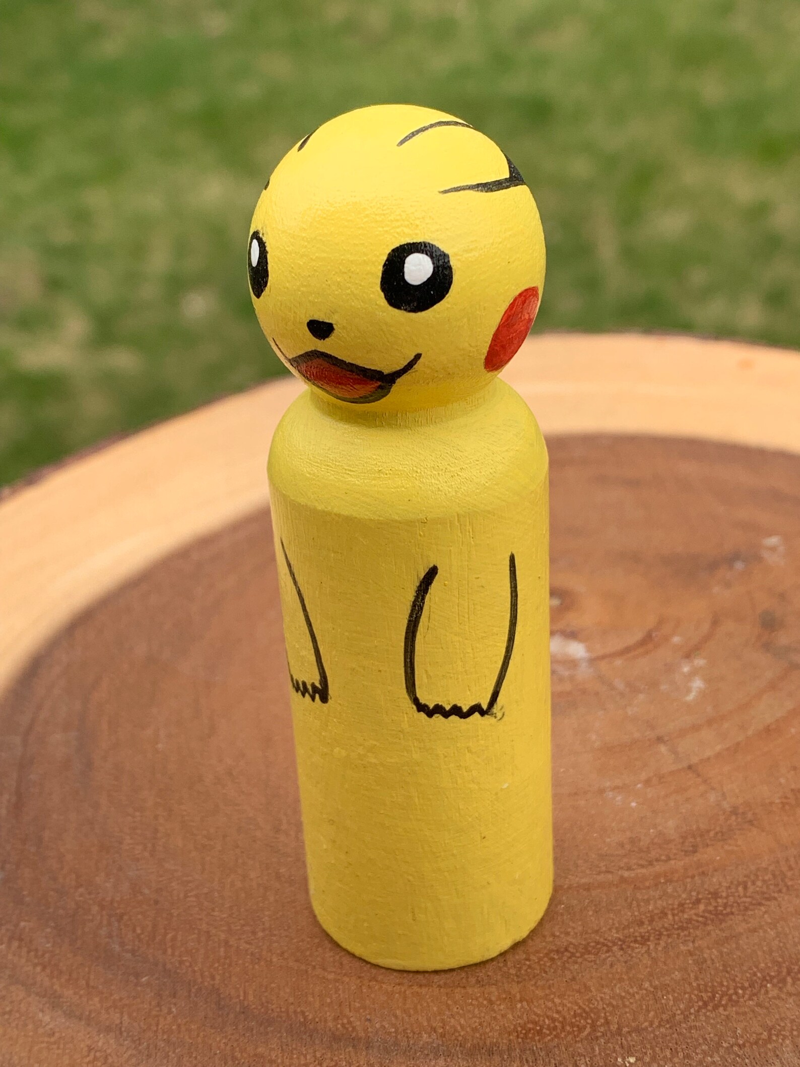 Character Peg Dolls, Jack Skellington, Cookie Monster, Pikachu, Hungry ...