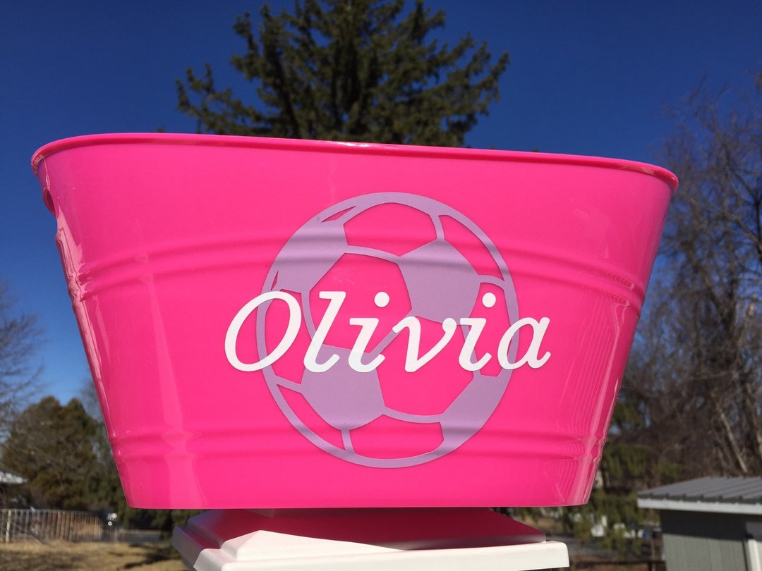 Personalized Soccer Baskets Easter Basket Personalized Bins - Etsy