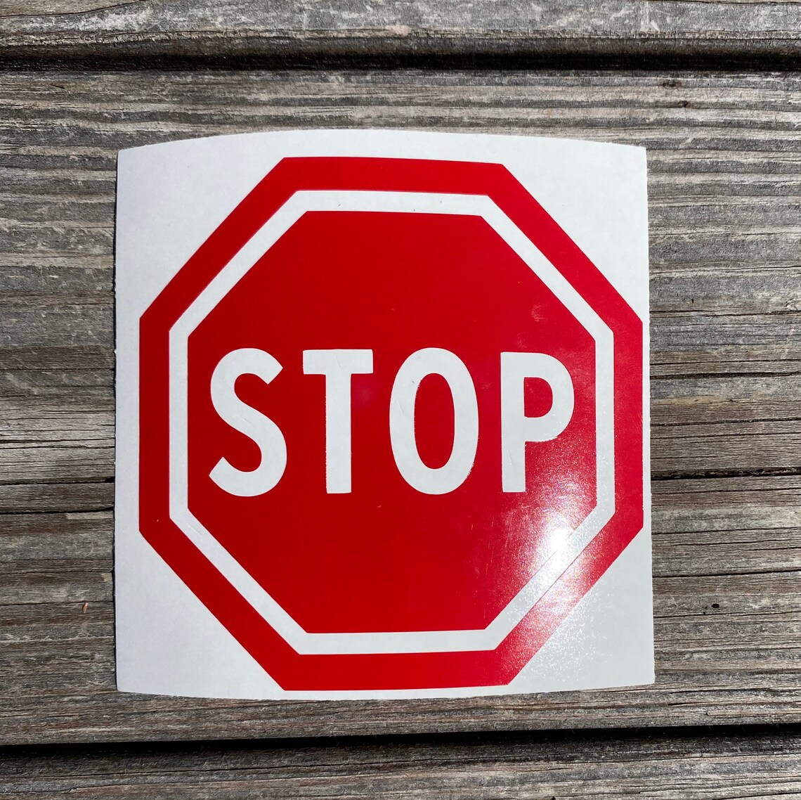 Stop Sign social distancing vinyl decals perfect for | Etsy