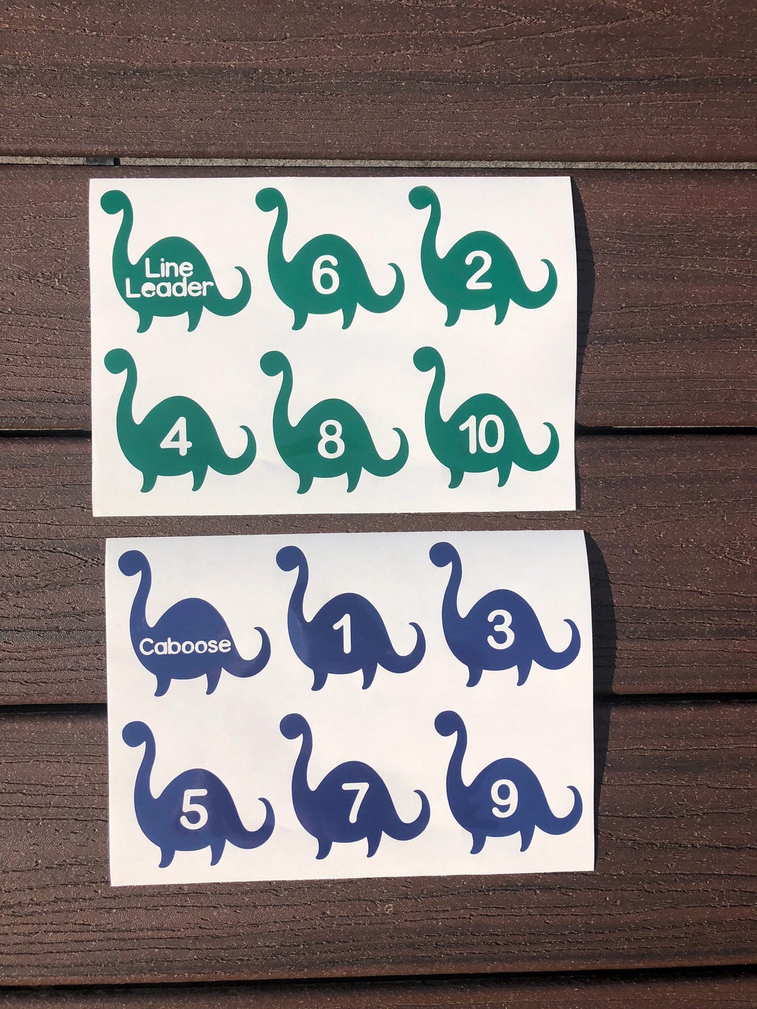 Dinosaur Classroom Line up Number Decals, Line Leader, Caboose - Etsy