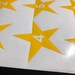 Vinyl Classroom 'star' Line up Number Decals various Sets Available to ...
