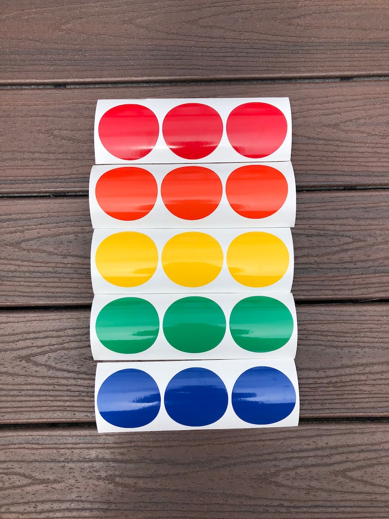 Vinyl Classroom Circle Decals various Sizes Available to Meet - Etsy