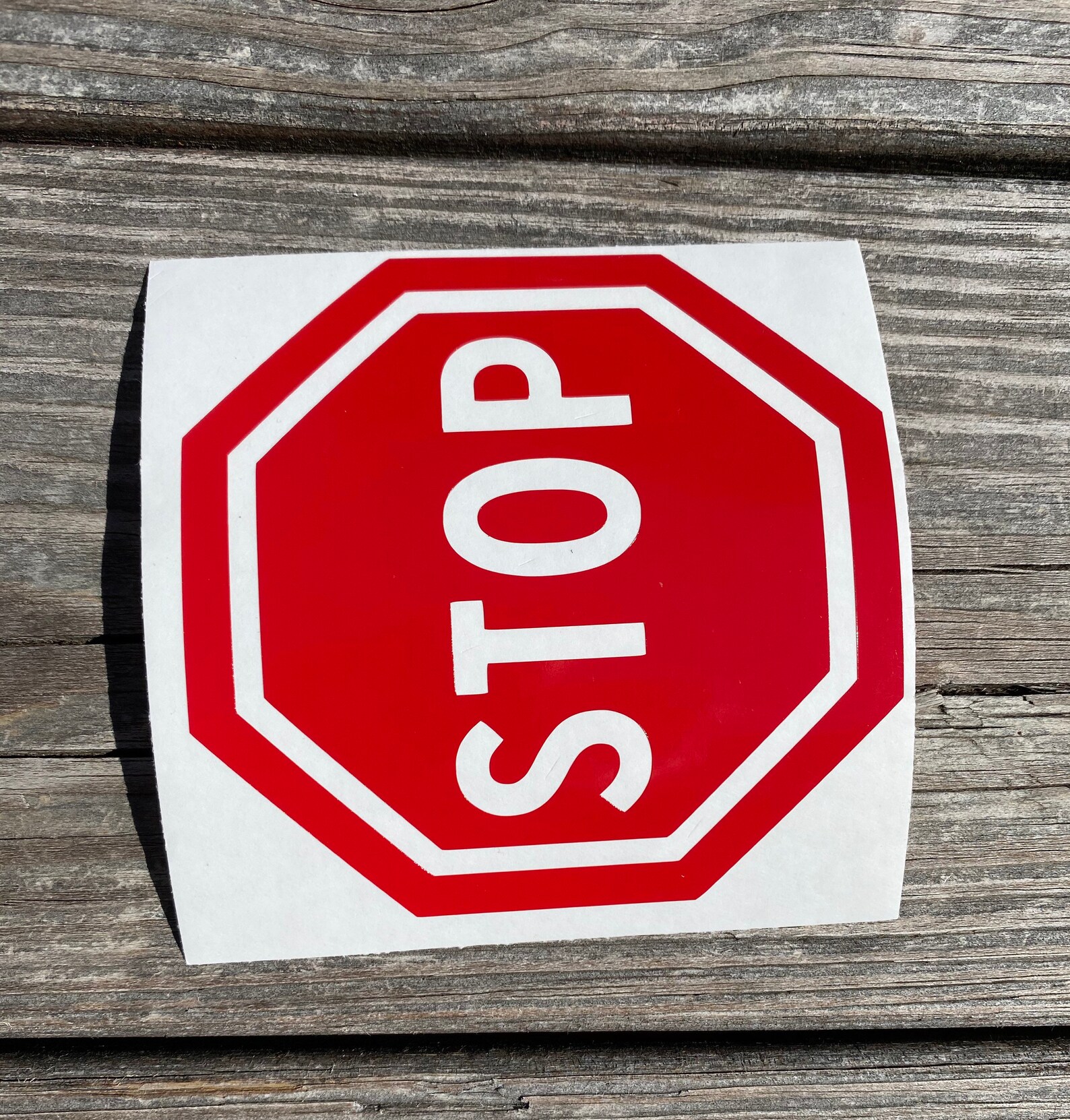 Stop Sign Social Distancing Vinyl Decals Perfect for | Etsy