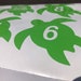 Vinyl Classroom Line up 'sea Turtle' Number Decals With Line Leader and ...