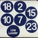 Vinyl Classroom Line up Number Decals With Line Leader and Caboose ...