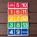 Vinyl Classroom Line up Number Decals With Line Leader and Caboose ...