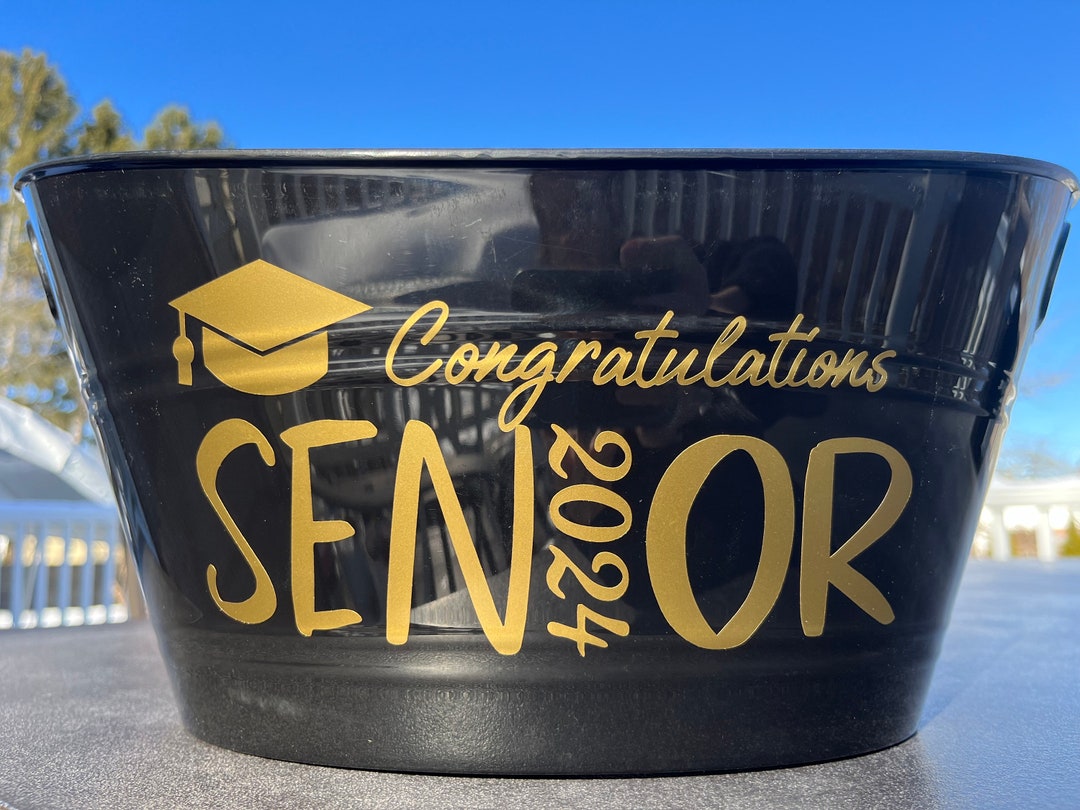 Graduation, Class of 2024, Graduation Plastic Gift Baskets ...