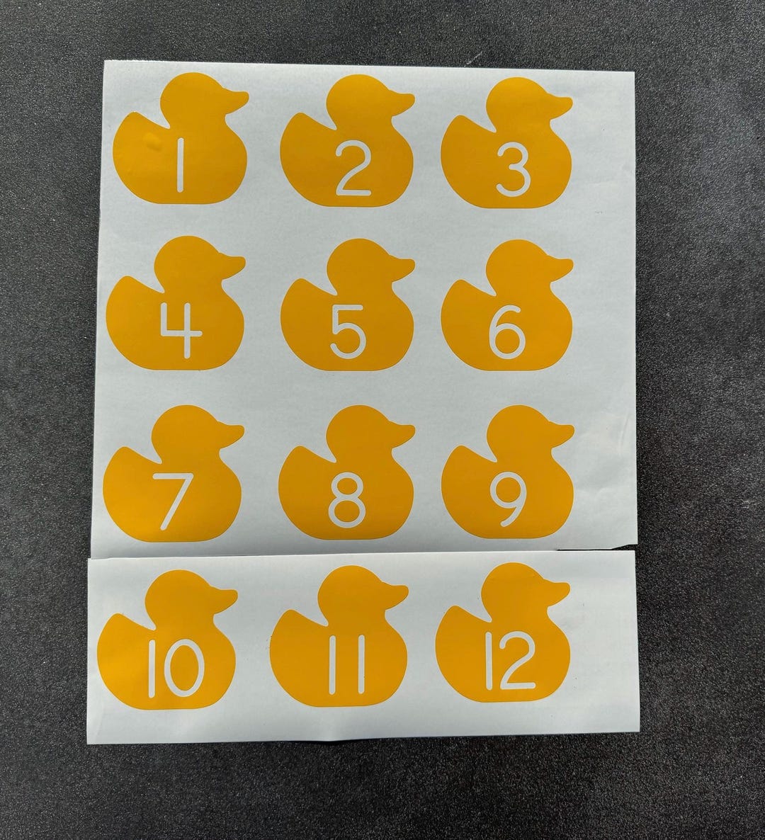 Vinyl Duck Decals -fantastic for Classrooms, Number Recognition ...