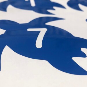 Vinyl Classroom Line up 'sea Turtle' Number Decals With Line Leader and ...