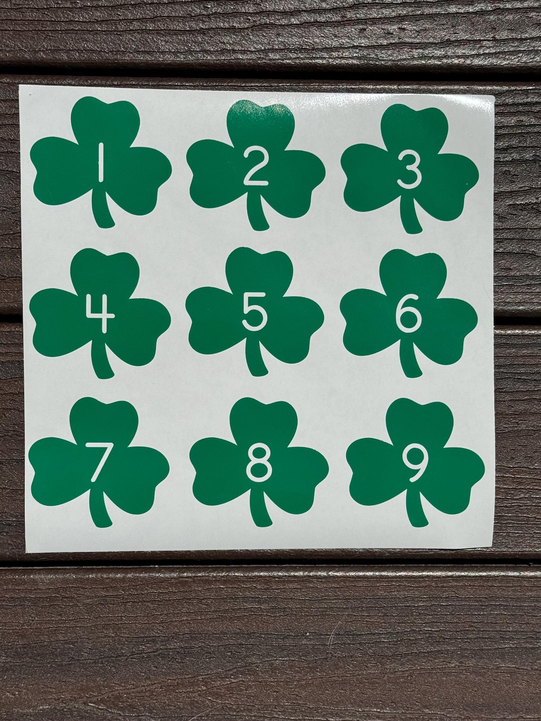Vinyl Shamrock Floor Decals -various Sets Available to Meet Your Needs ...