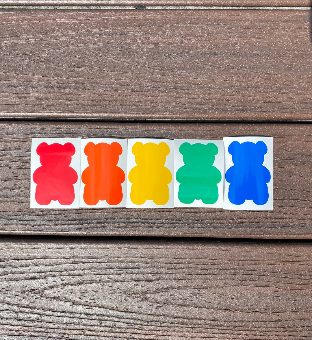 Vinyl Teddy Bear Decals-various Sets Available to Meet Your Classroom ...