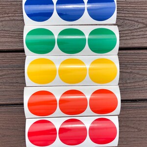 Vinyl Classroom Circle Decals -various Sizes Available to Meet Your ...