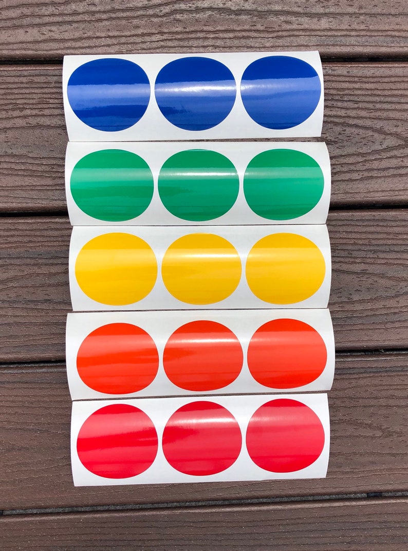 Vinyl Classroom Circle Decals various Sizes Available to Meet - Etsy