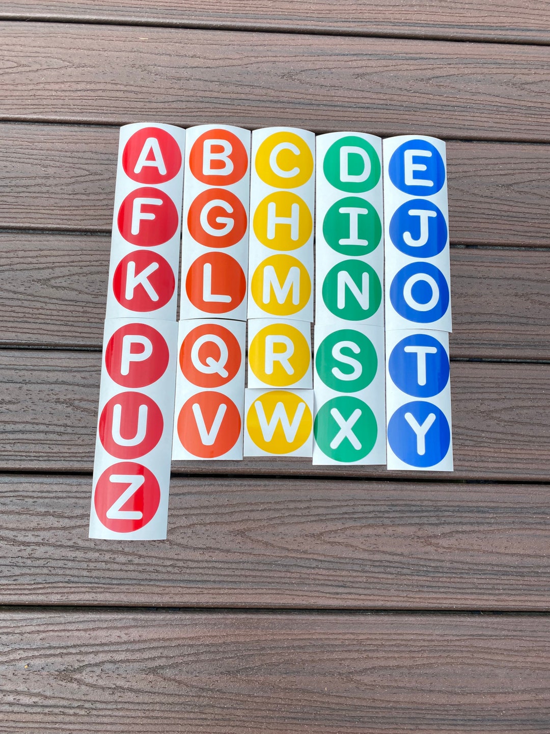 Vinyl Classroom Alphabet Decals-various Sizes Available to Meet Your ...