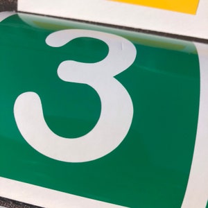 Classroom Line up Vinyl Decals: Numbers, Line Leader, Caboose - Etsy