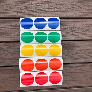 Vinyl Classroom Circle Decals -various Sizes Available to Meet Your ...