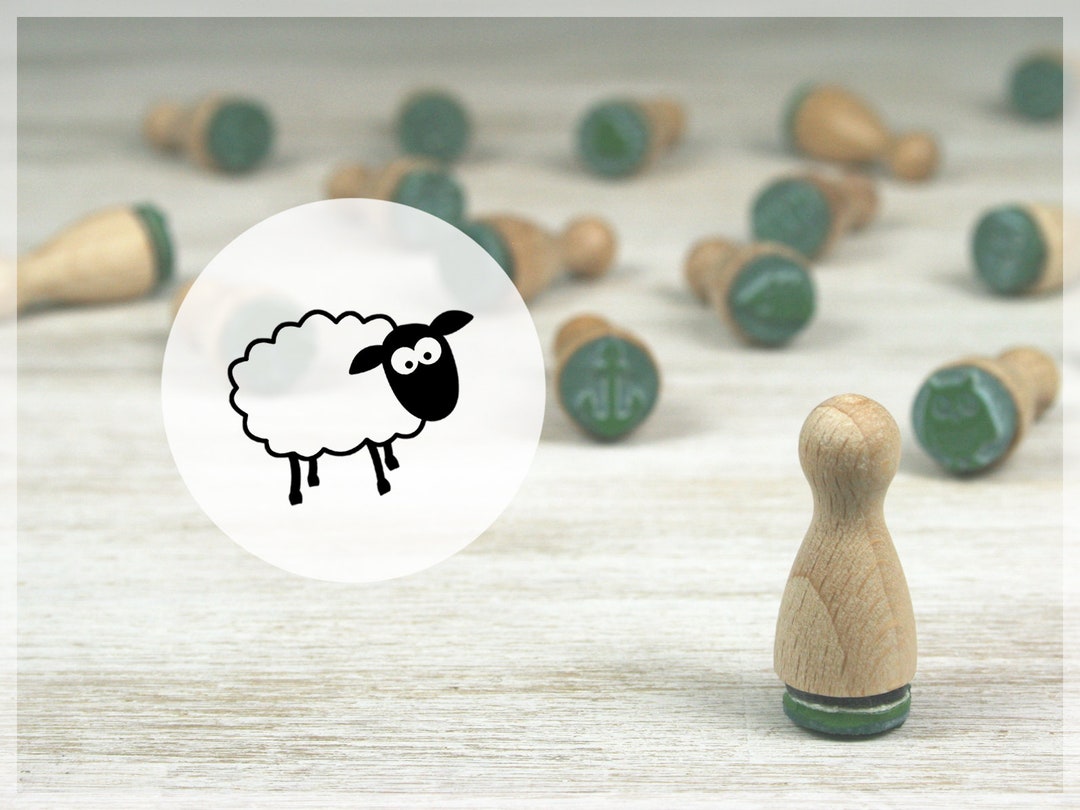 Mini Stamp Sheep - Etsy