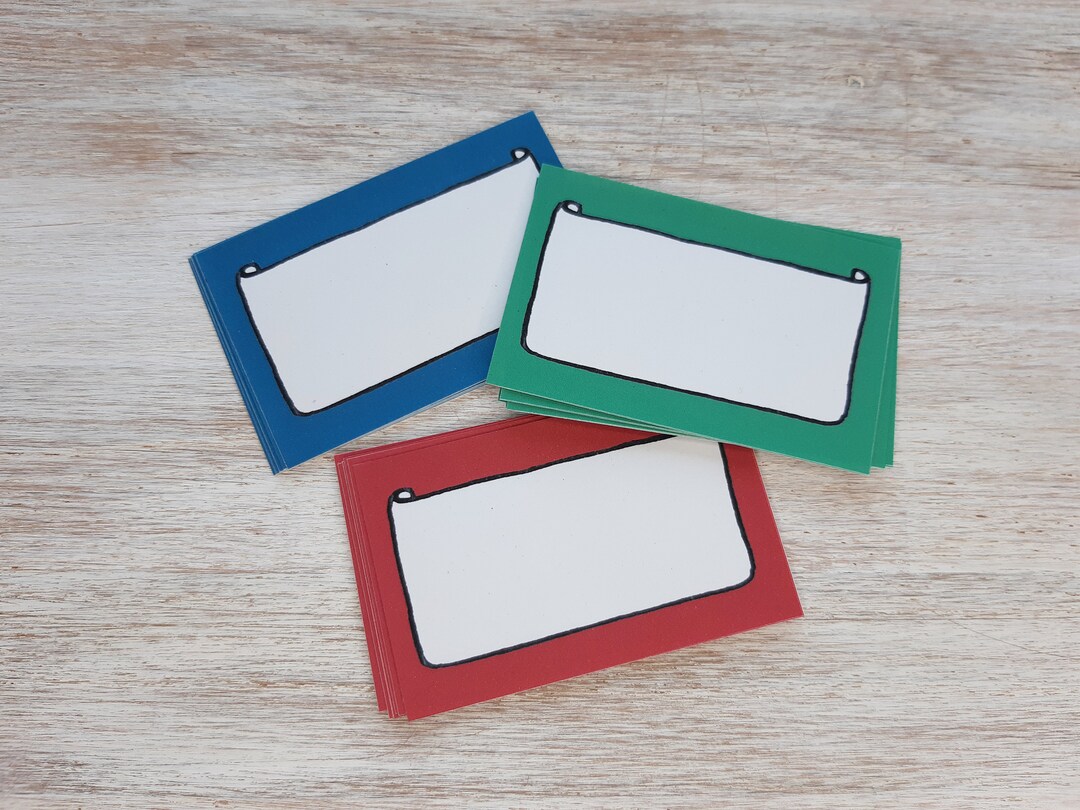 Banderole II 18 Hand-cut Recycling Labels // Label // - Etsy