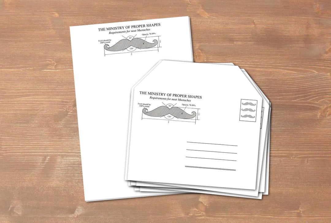 Ministry of Proper Shapes // Recycling Paper // 10 Envelopes & Notepad ...