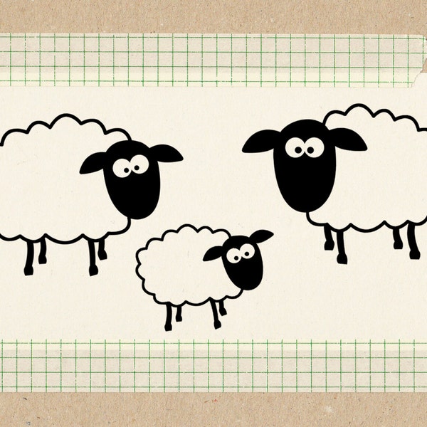 Sheep Stamp - Etsy