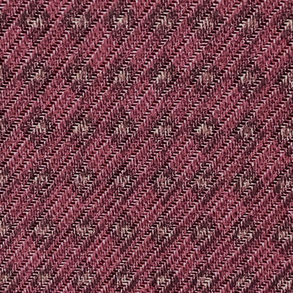 Geometric Maroon, Tan & Brown Blackout Upholstery Fabric, 54" Wide ...