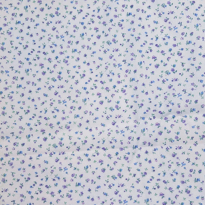 Pink Calico Flower Fabric - Etsy
