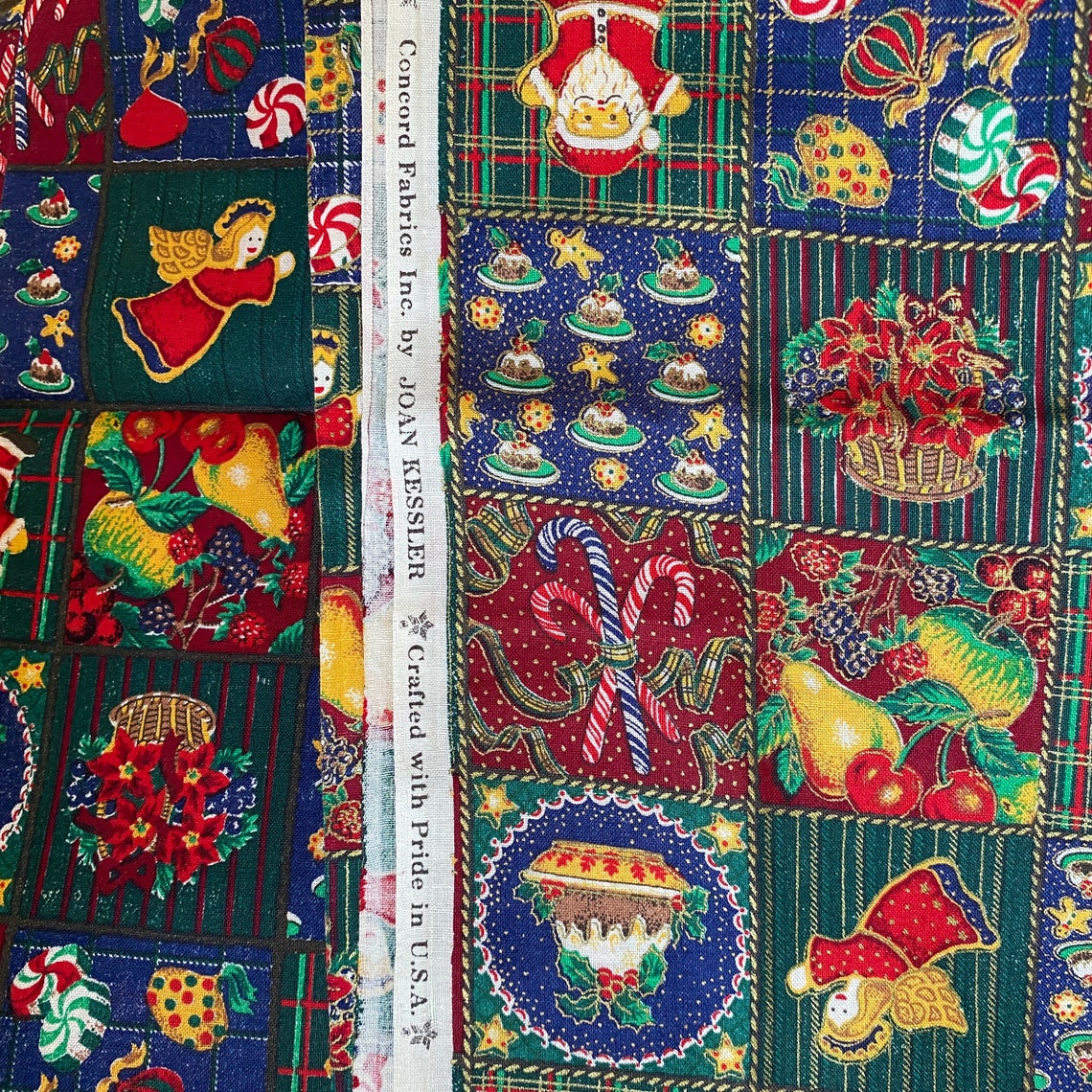 Concord Fabrics Joan Kessler Cotton Christmas Fabric for an - Etsy