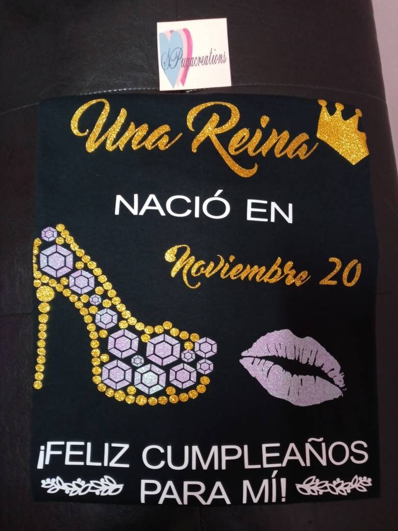Birthday Shirts, Playera Para Cumpleaños, Una Reina Nacio En.. - Etsy