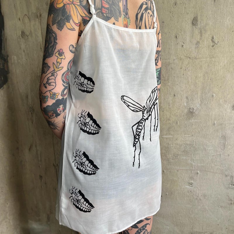 Screen Print Dress - Etsy