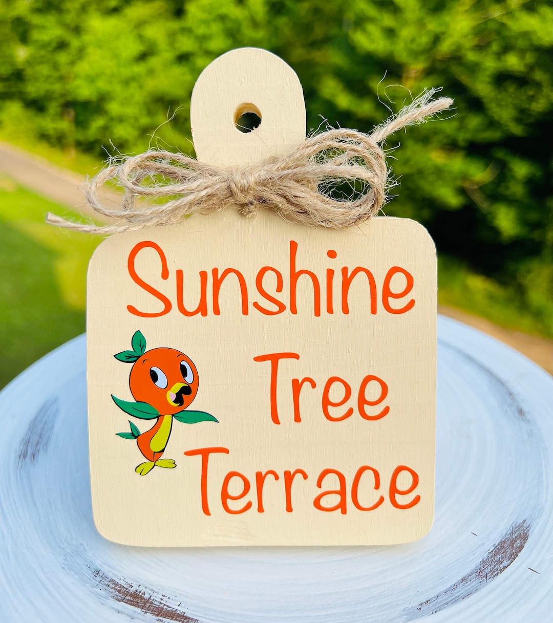 Disney Inspired Orange Dole Bird Mini Cutting Board Wood Sign Tiered ...