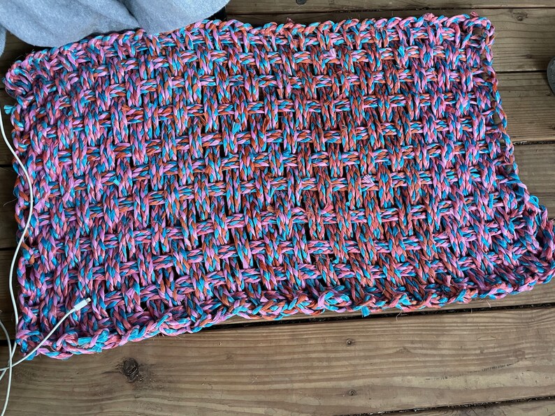 Recycled Upcycled Baling Twine Rugs and Mats | Etsy