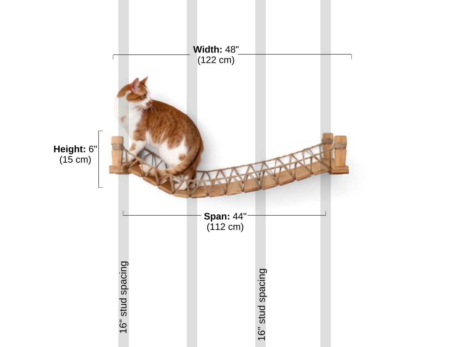 Cat Bridge Wall Mounted Cat Furniture Cat Sleep Cat Bed Cat - Etsy