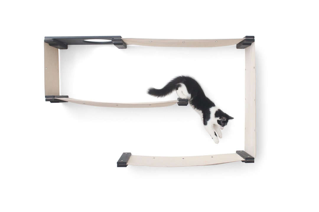 Cat Maze With Hammocks & Shelves - Wall Mounted Cat Condo, Cat Tree ...