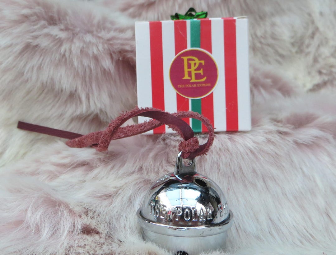 Polar Express Bell Genuine With Cute Box & Train Ticket Personalised - Etsy