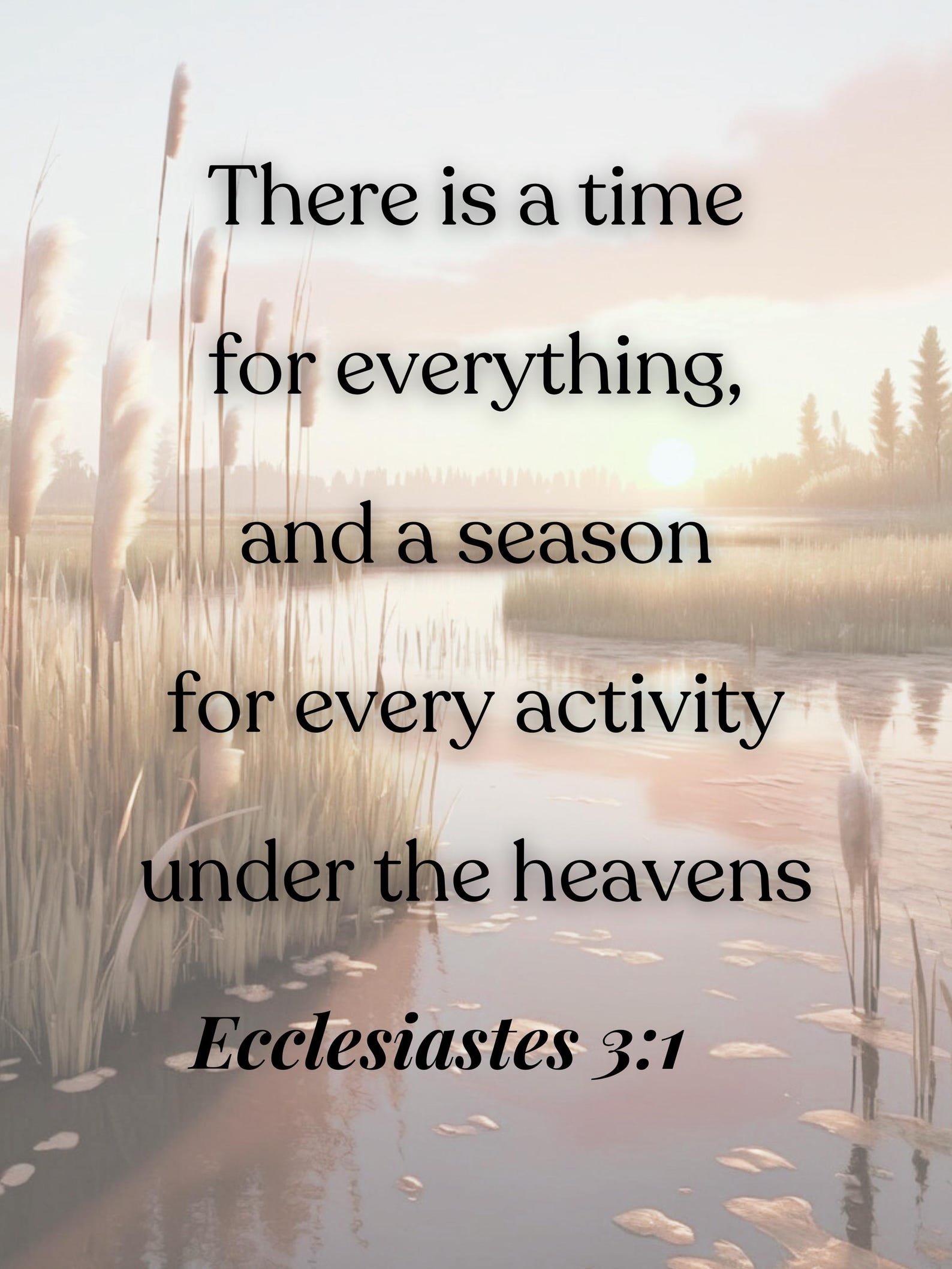 Ecclesiastes 3:1 Bible Art Digital Download | to Everything a Season ...