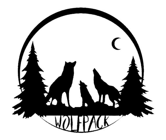 Wolfpack PNG - Etsy