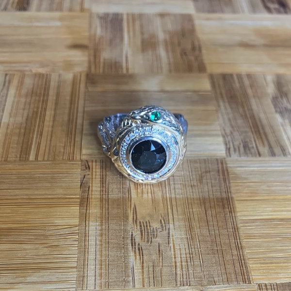 Wolf Diamond Ring - Etsy