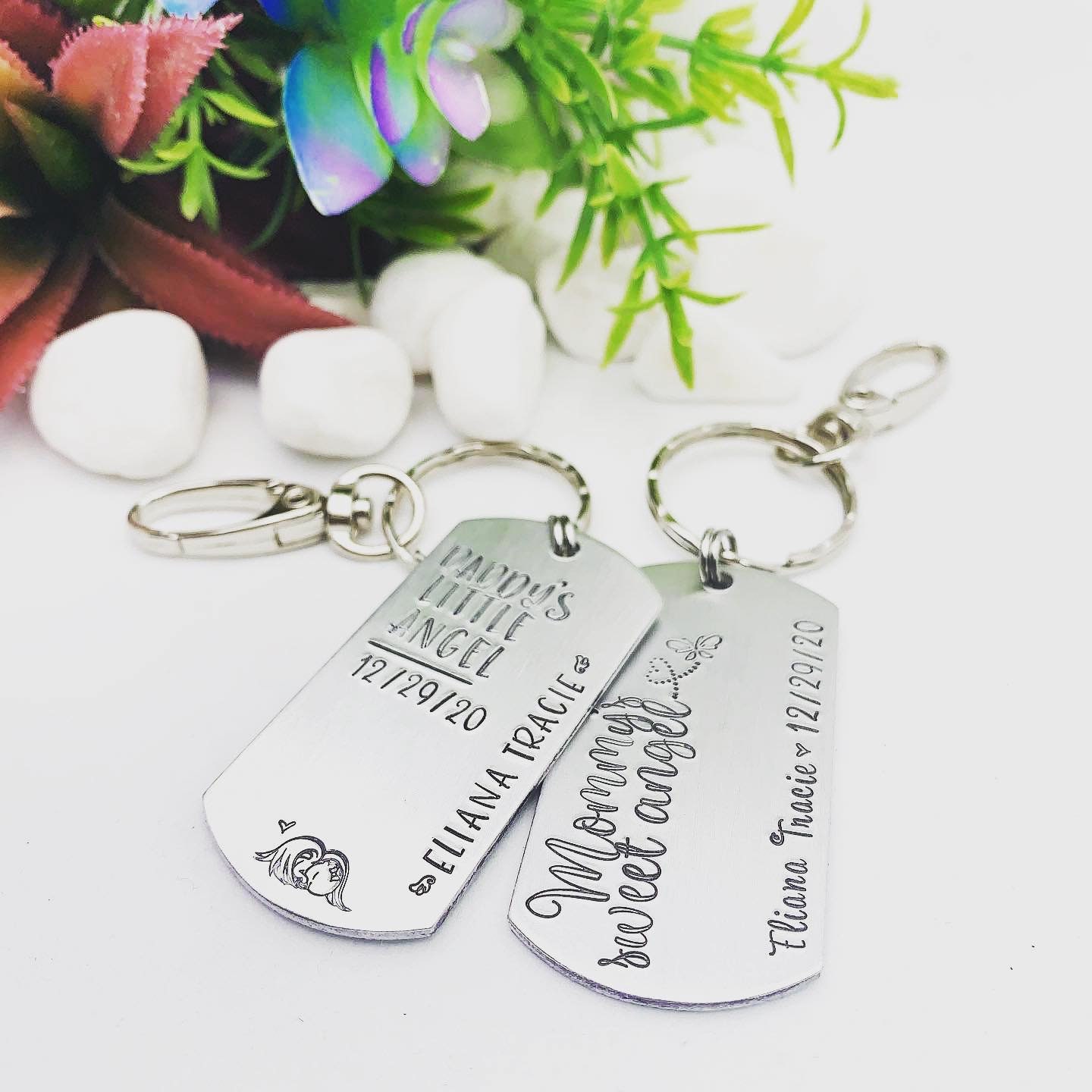 Angel Baby Keychain Set Pregnancy Loss Keychain Baby Loss - Etsy UK