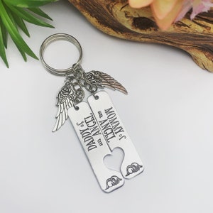 Angel Baby Key Chain Set - Pregnancy Loss Keychain- Baby Loss Jewelry ...