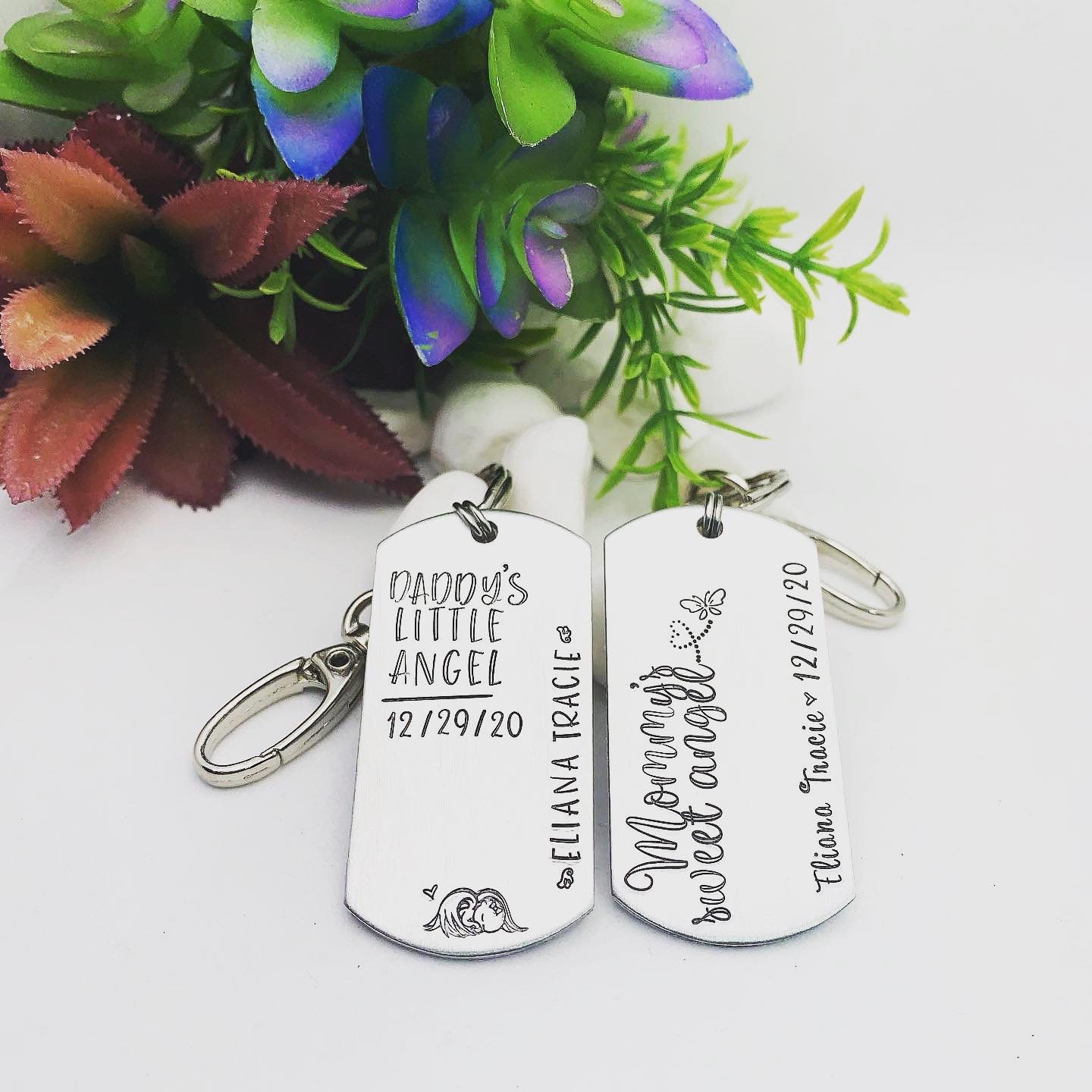 Angel Baby Keychain Set Pregnancy Loss Keychain Baby Loss - Etsy UK