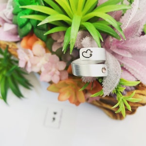 Heart Colon Ring Rings Semicolon Colon Jewelry Heart Semicolon ...
