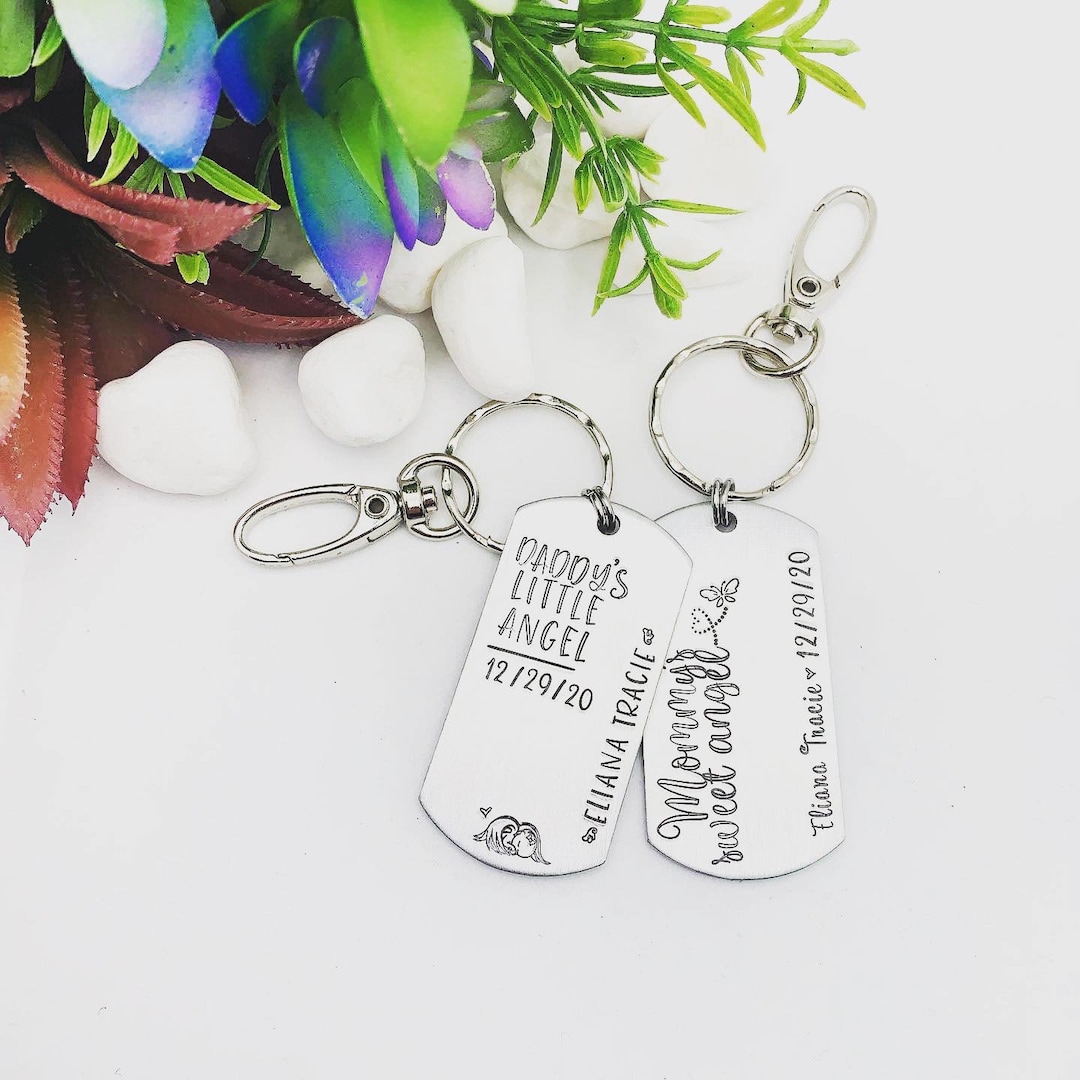Angel Baby Keychain Set Pregnancy Loss Keychain Baby Loss Keepsakes ...