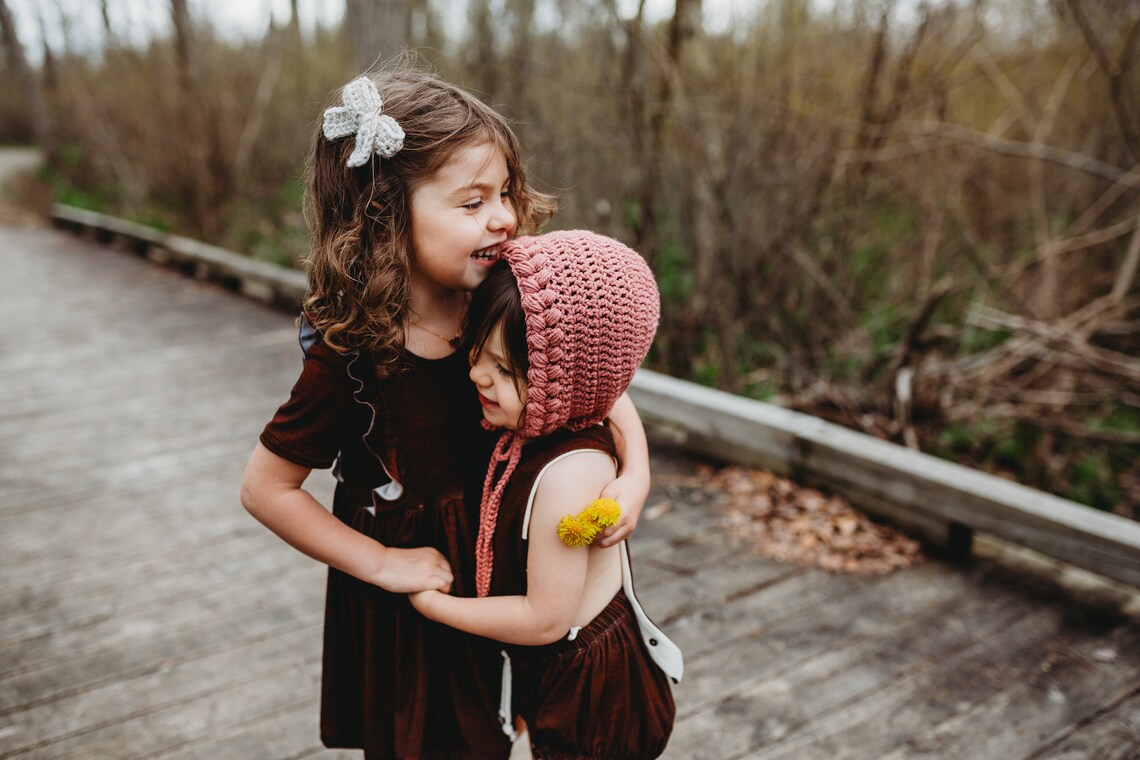 Braided Bonnet in 6 Sizes Crochet Pattern - Etsy