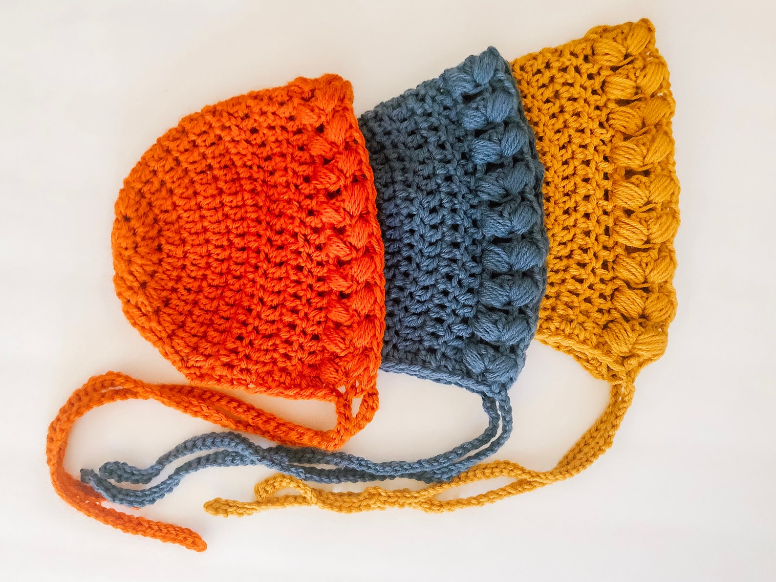 Braided Bonnet in 6 Sizes Crochet Pattern - Etsy