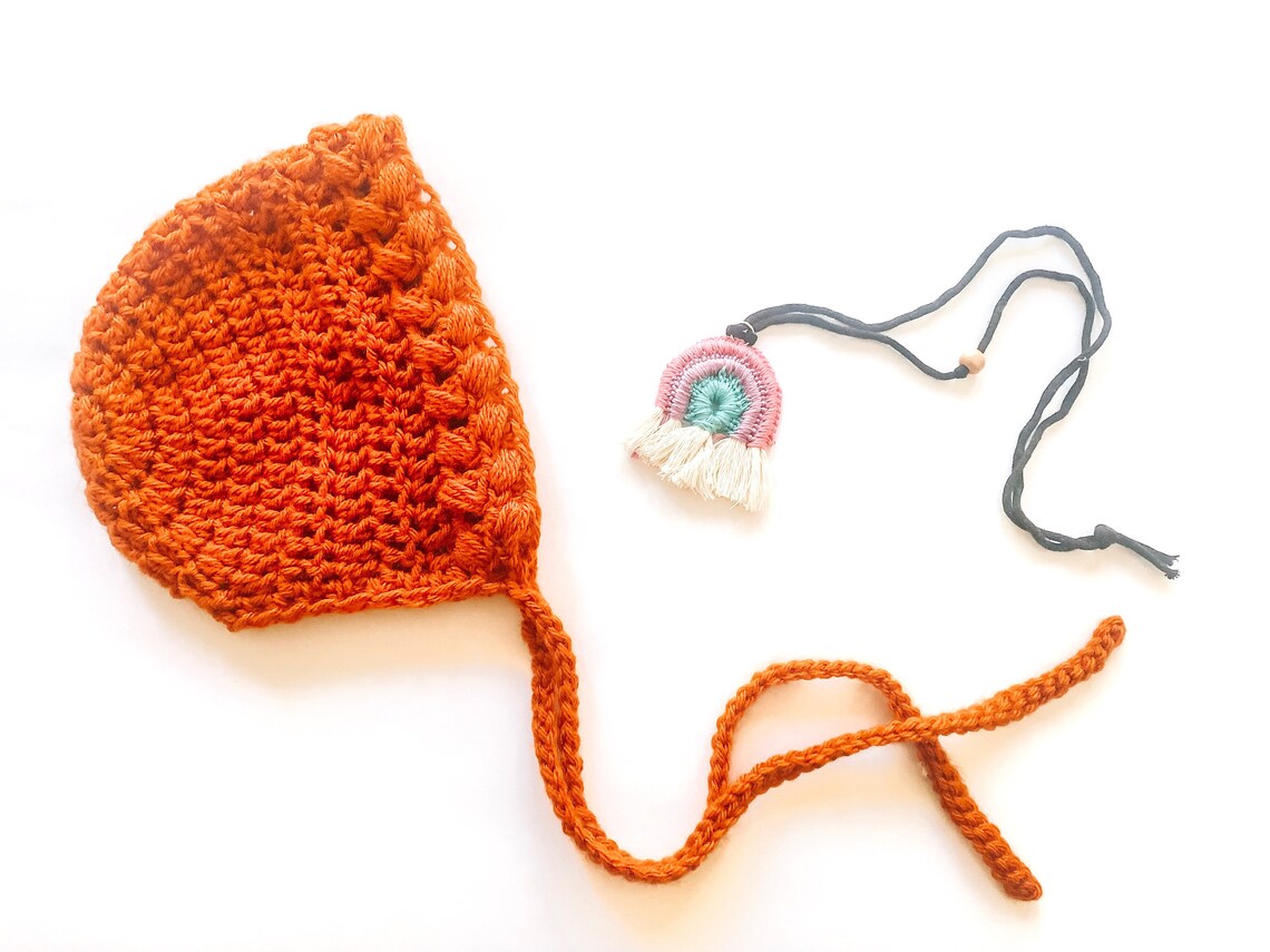 Braided Bonnet in 6 Sizes Crochet Pattern - Etsy